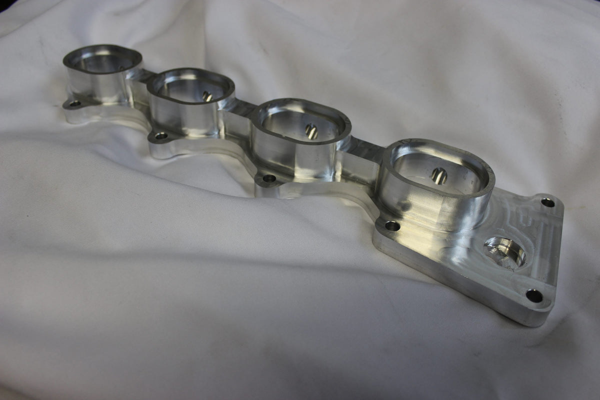 ASE Honda S2000 F20C F22C Billet Intake Flange Dual Injectors ...