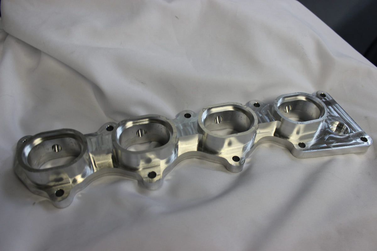 ASE Honda S2000 F20C F22C Billet Intake Flange Dual Injectors ...